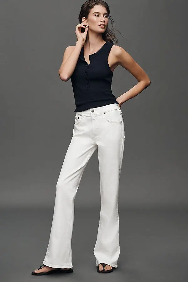 Citizens Of Humanity Goldie Mid-rise Kick-flare Jeans - Pashmina