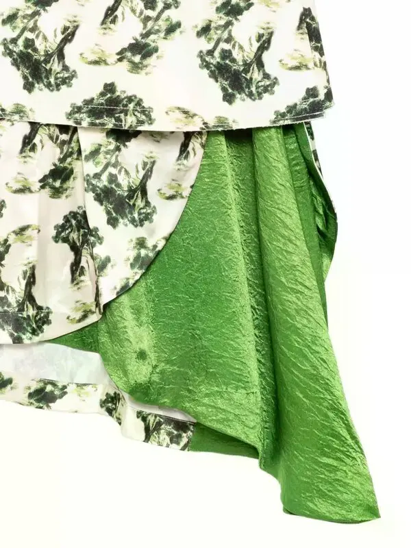 Toga Floral Canvas Skirt