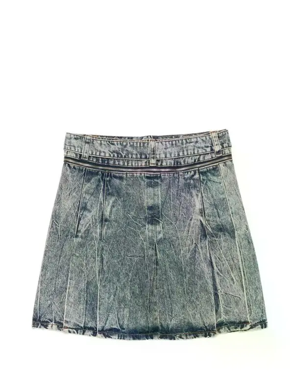 Vaquera Belted Denim Skirt
