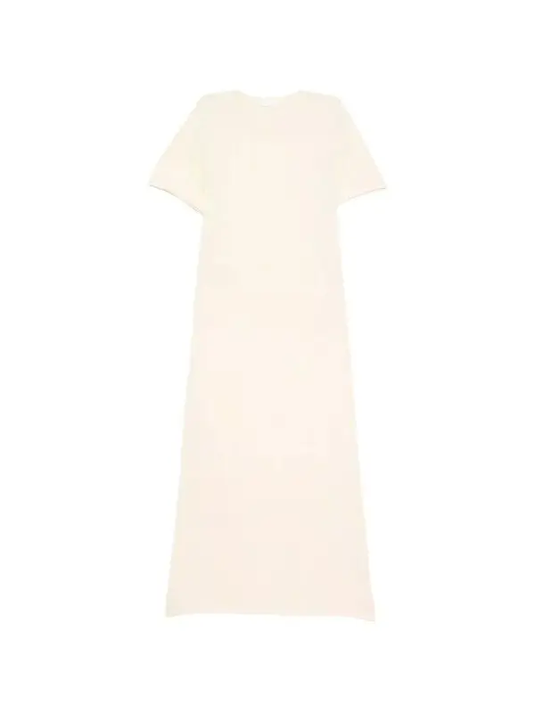 Co Collection Crew Neck T-shirt Maxi Dress - Neutrals