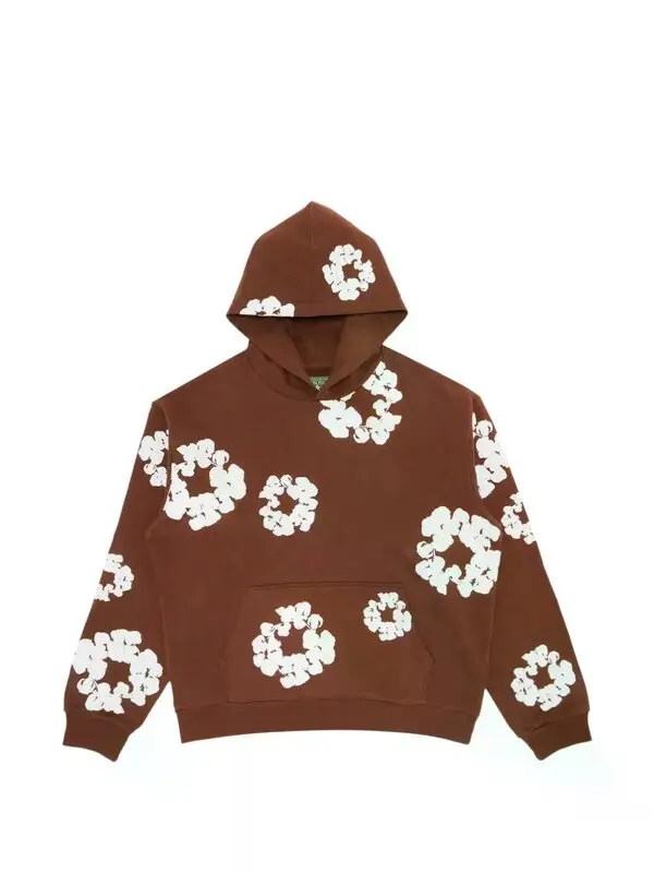 DENIM TEARS Cotton Wreath Hoodie - Brown