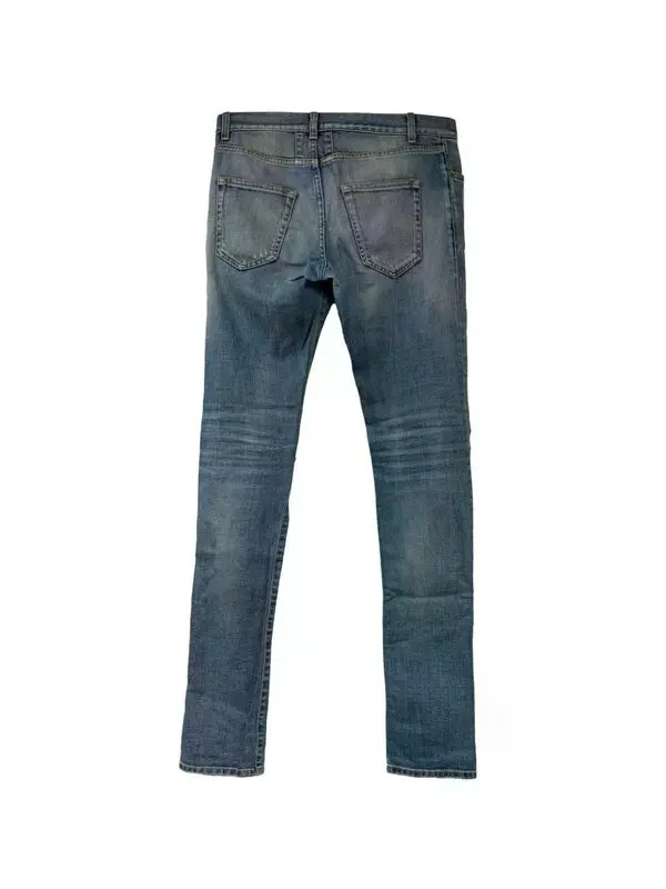 Saint Laurent Ripped Slim-fit Jeans