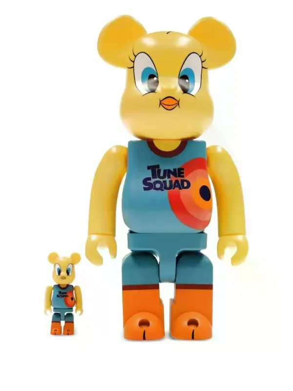 MEDICOM TOY X Space Jam Tweety Bear@brick 100% And 400% Figure Set - Yellow