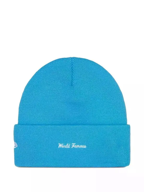 Supreme X New Era Logo Detail Beanie Hat
