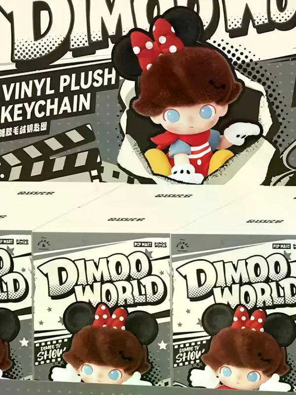 POP MART Dimoo World X Disney Series Plush-keychain Blind Box