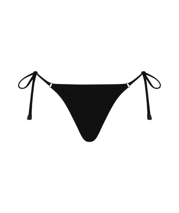 Zimmermann Swim Essentials Tie Side Pant - Black