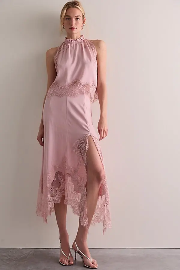 THIRD FORM Visions Maxi Skirt Set - Pink