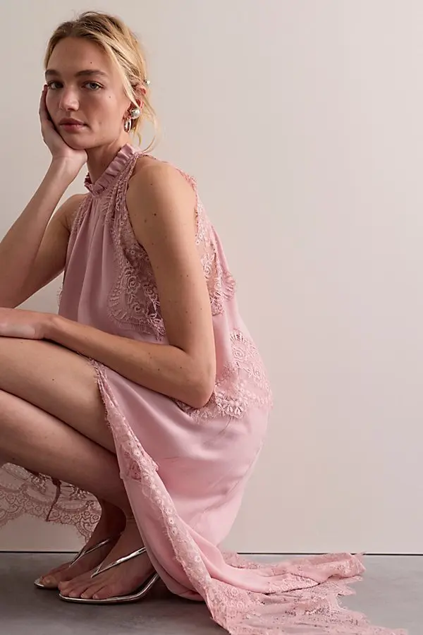 THIRD FORM Visions Maxi Skirt Set - Pink