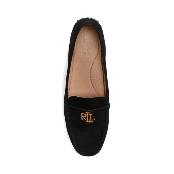 Ralph Lauren Suede Loafers With Logo Detail