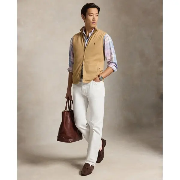 Ralph Lauren Reversible Hybrid Sweater Vest With Signature Pony