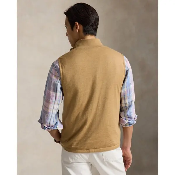 Ralph Lauren Reversible Hybrid Sweater Vest With Signature Pony