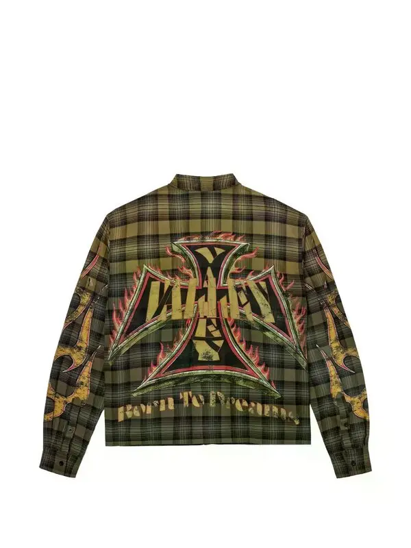 VALE FOREVER Flannel Plaid Shirt