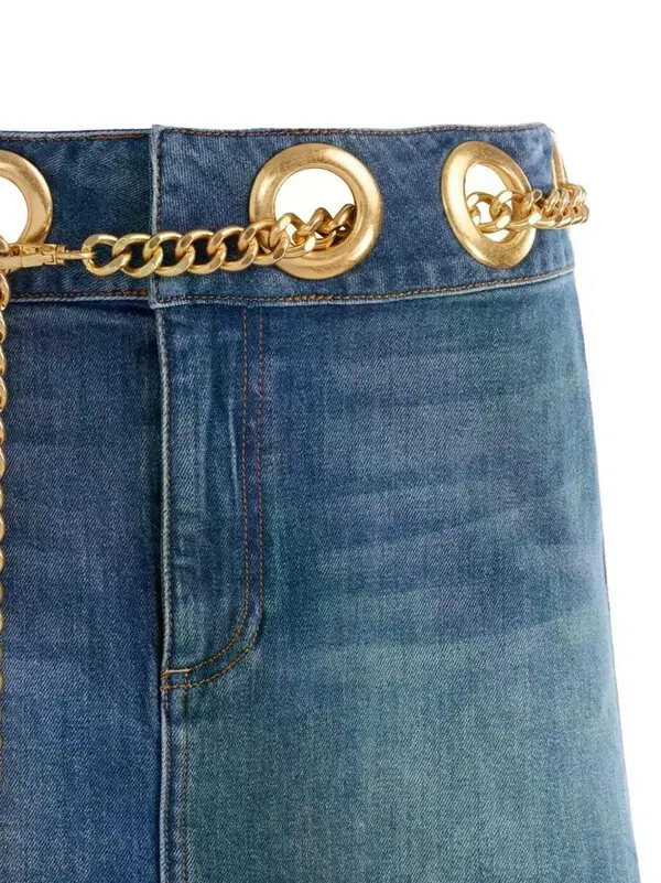 Alice + Olivia Morgana Chain-belt Mini Skirt