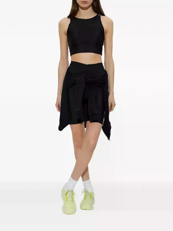 Moschino Cropped Logo Top