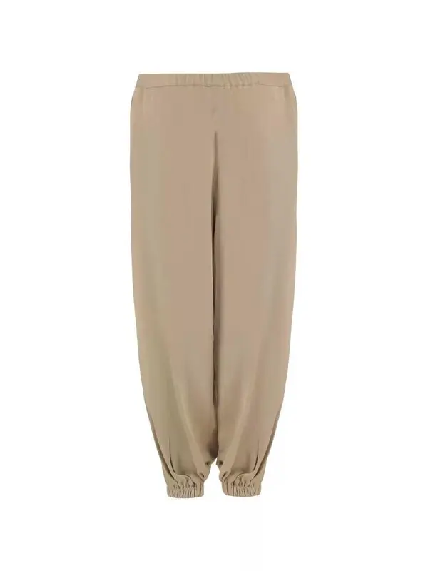 THE FRANKIE SHOP Isola Tapered-ankle Balloon Trousers - Neutrals