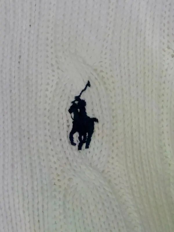 Polo Ralph Lauren Cable-knit Crewneck Sweater - White