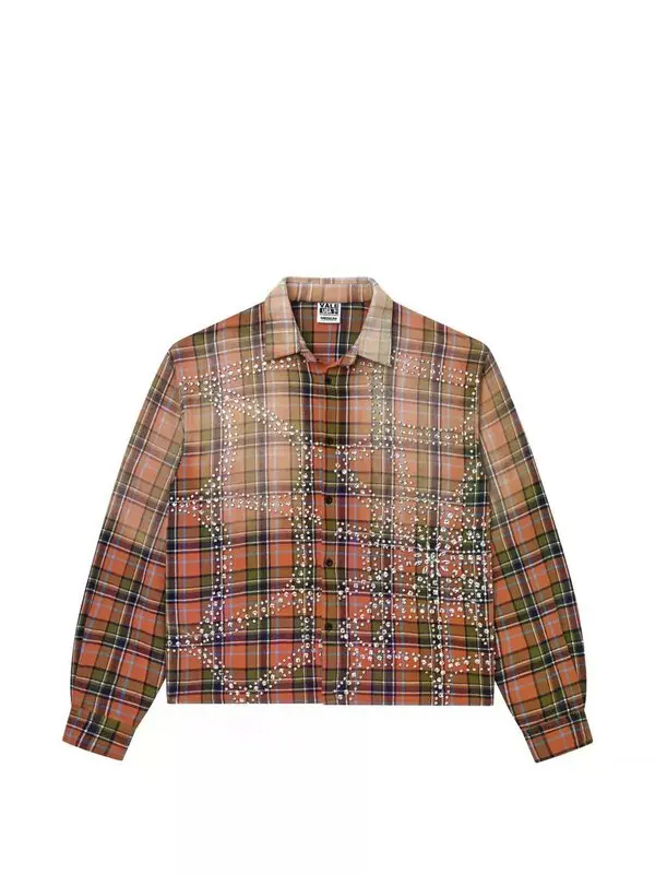 VALE FOREVER Crystal-embellished Pumpkin Patch Shirt