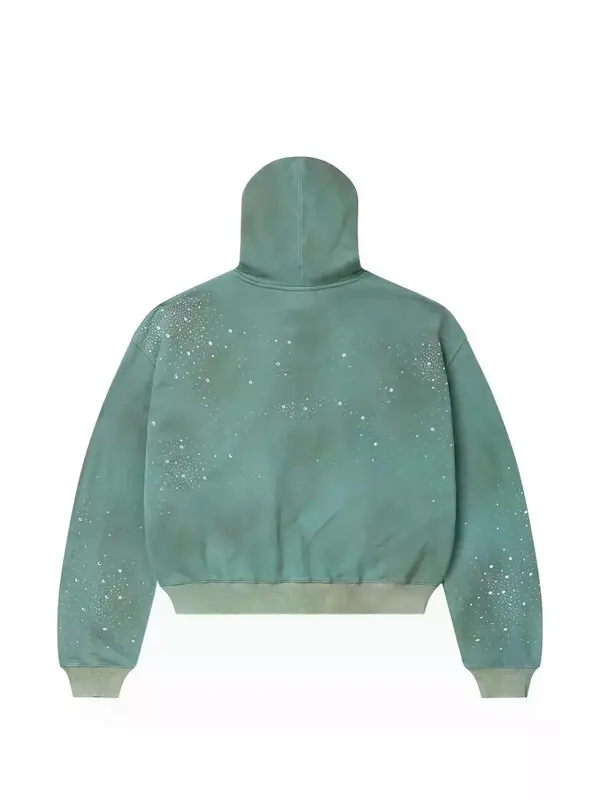 VALE FOREVER Rhinestone Embellished Hoodie