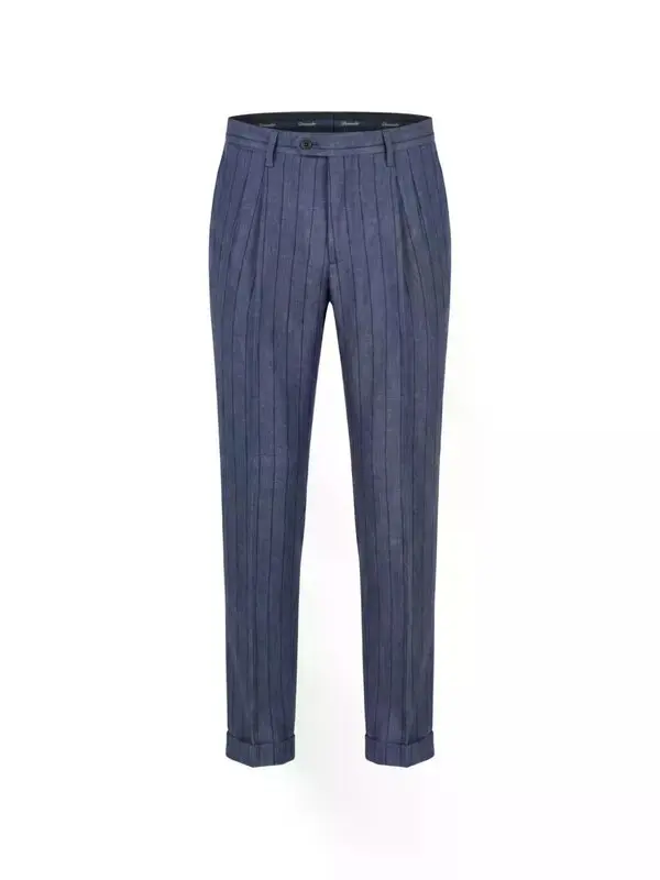 DRUMOHR Pinstriped Pleated Trousers