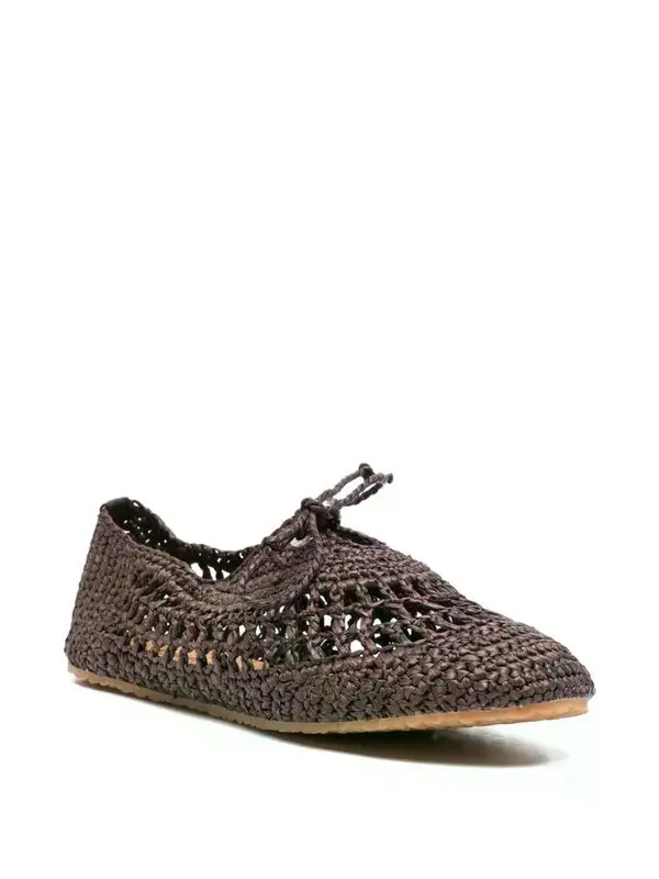 Superga Crochet-knit Lace-up Shoes - Brown