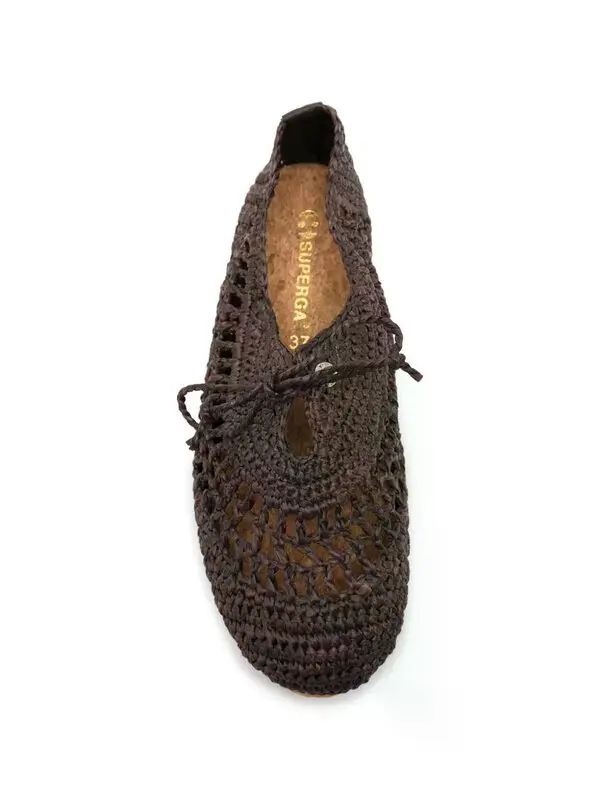 Superga Crochet-knit Lace-up Shoes