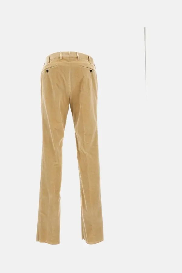 PT TORINO Ribbed Slim Fit Trousers