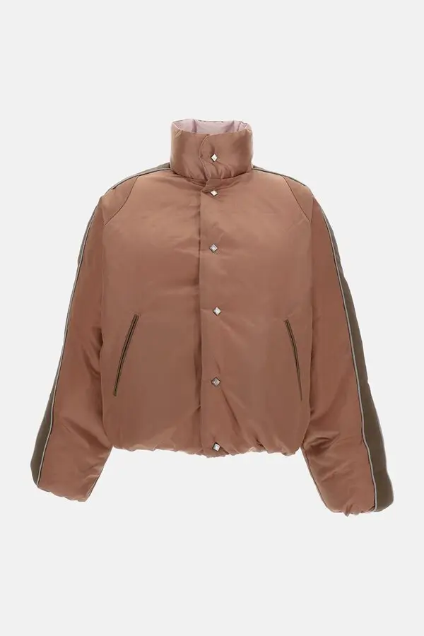 TANAKA Quilted Reversible Bomber Jacket - Rosa