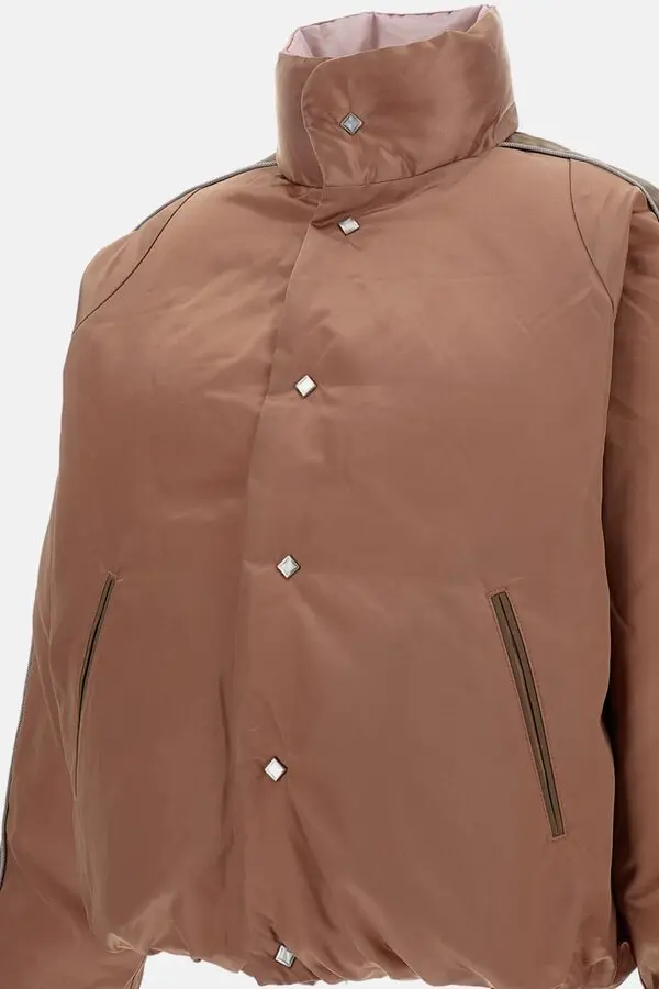 TANAKA Quilted Reversible Bomber Jacket - Rosa