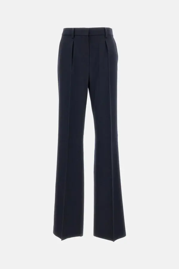 Max Mara Wool Trousers - Blue