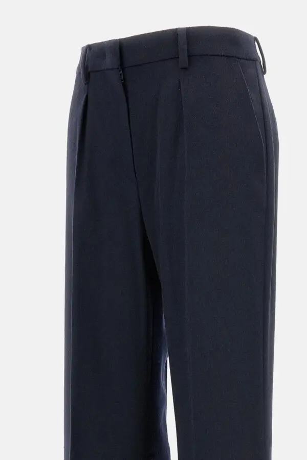 Max Mara Wool Trousers - Blue