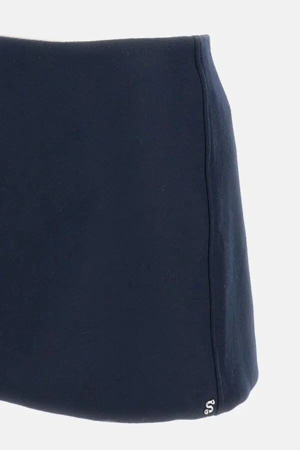 Sportmax Wool Miniskirt