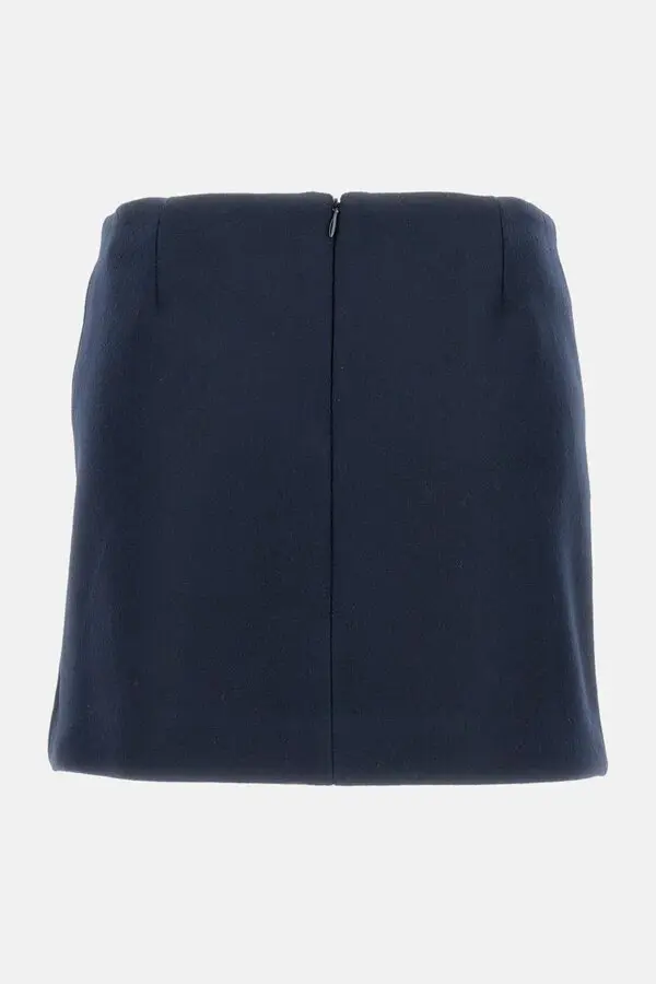 Sportmax Wool Miniskirt