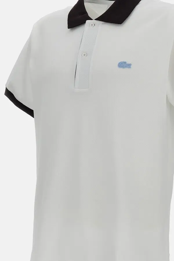 Lacoste Cotton Polo Shirt - White