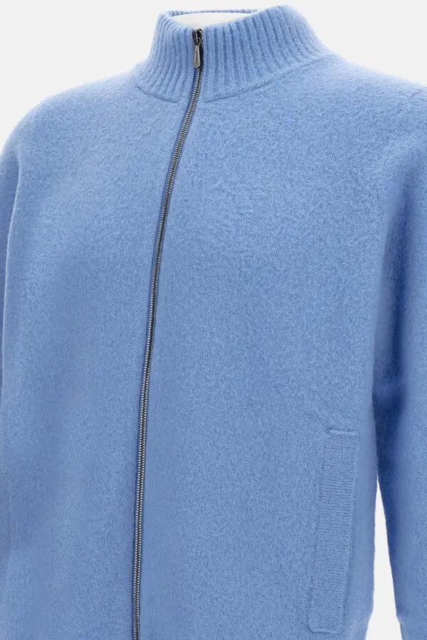 DRUMOHR Textured Zip Cardigan