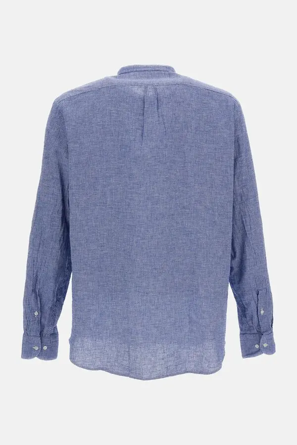 B.D.BAGGIES Bradford Crew Neck Shirt - Blue