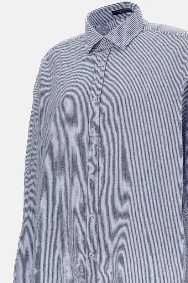 B.D.BAGGIES Bradford Shirt In Linen Blend