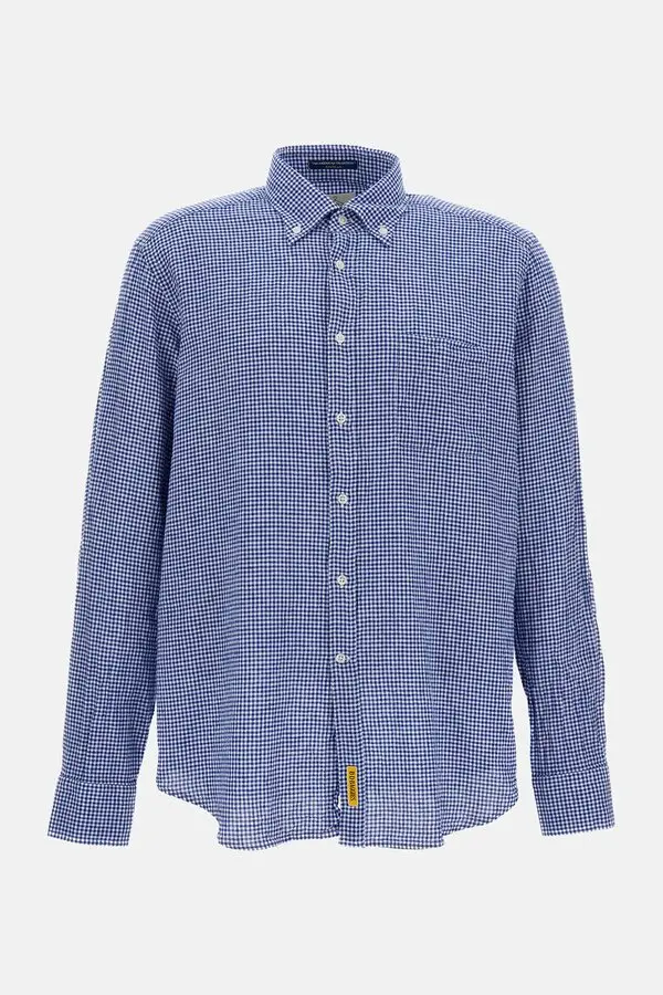 B.D.BAGGIES Bradford Shirt In A Checkered Pattern - Blue