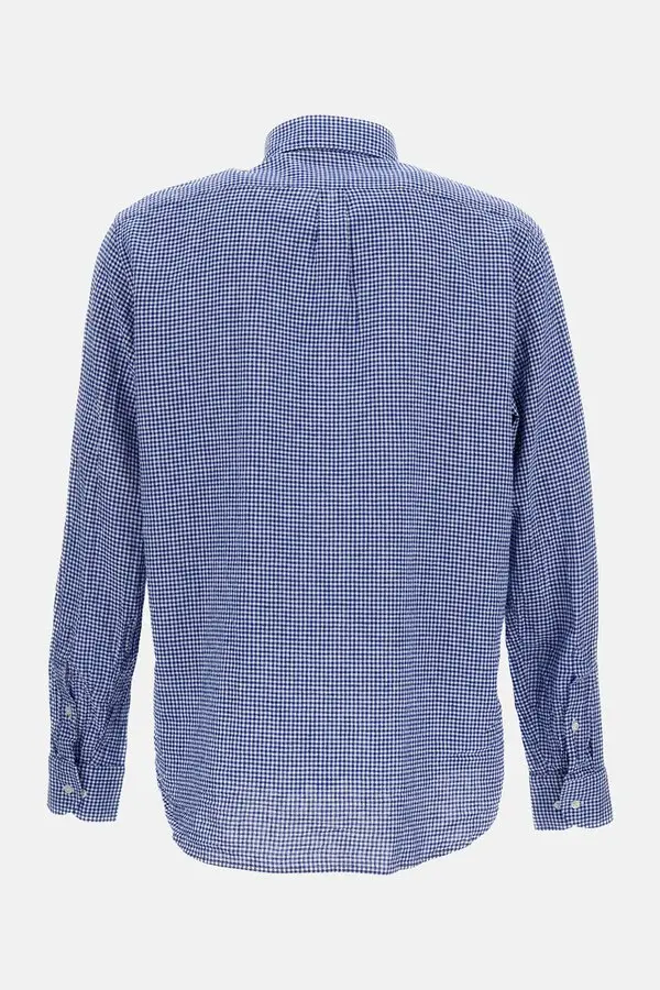 B.D.BAGGIES Bradford Shirt In A Checkered Pattern - Blue