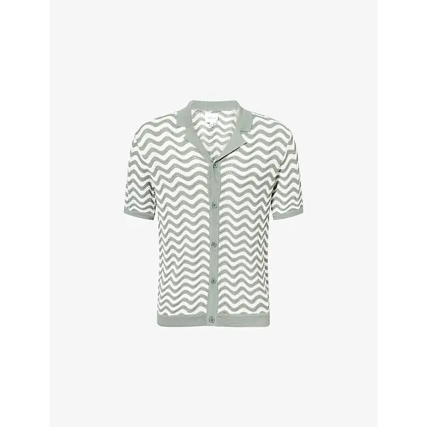 RAITH Serenita Graphic-pattern Knit Shirt