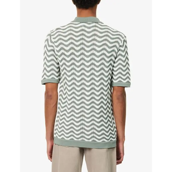 RAITH Serenita Graphic-pattern Knit Shirt
