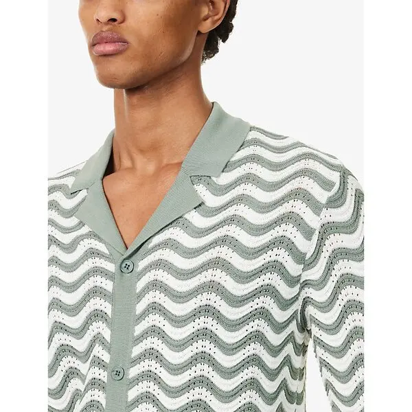 RAITH Serenita Graphic-pattern Knit Shirt
