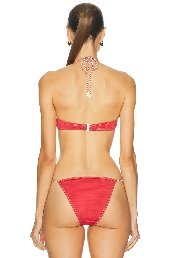 Solid & Striped The Harlow Bikini Top - Rooftop Red
