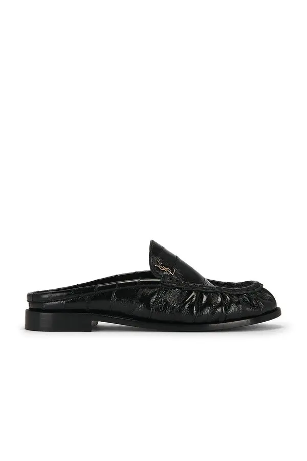 Saint Laurent Le Loafer Mule - Nero