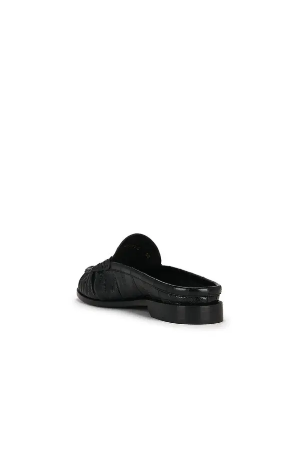 Saint Laurent Le Loafer Mule - Nero