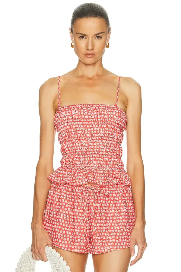 Solid & Striped The Delilah Top - Shell Print