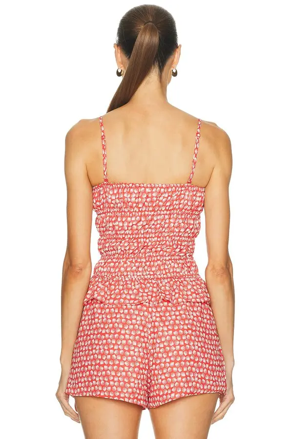 Solid & Striped The Delilah Top - Shell Print