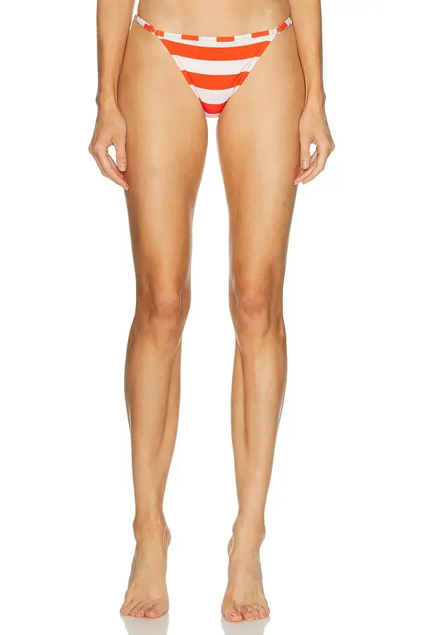 Solid & Striped The Lulu Bikini Bottom - Habanero