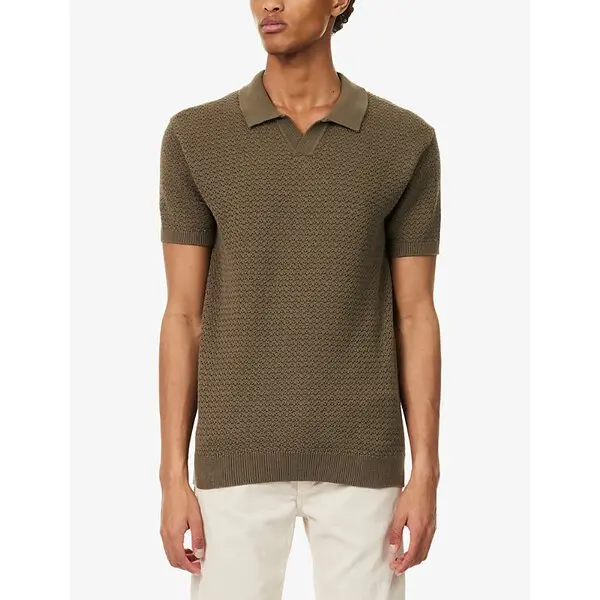 RAITH Rapha Textured Cotton Polo Shirt