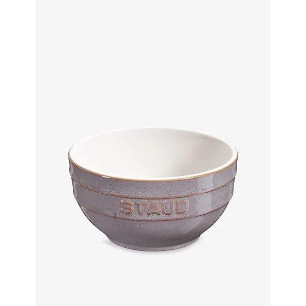 STAUB Brand-embossed Ceramic Bowl - Ancient Grey