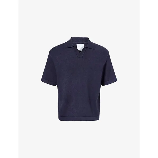 RAITH Miguel Boucle Cotton-blend Polo Shirt
